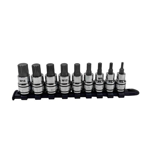 Matco Sqm92v 9 Piece 38 Drive Adv Triple Square Bit Socket Set