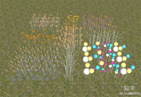 现代星星灯su模型下载【id1129887577】知末su模型网