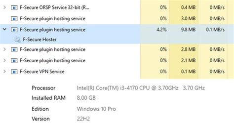 F Secure High Cpu Usage — F Secure Community