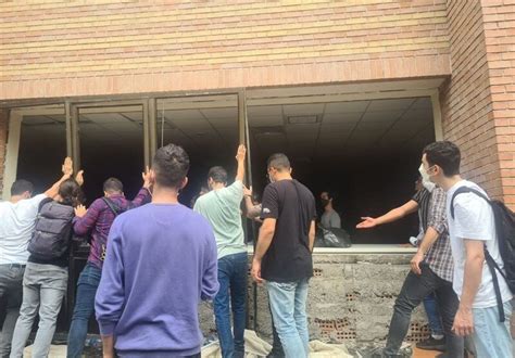 اعتراض پاره آجری در دانشگاه شریف جزئیات درگیری عجیب دیروز در