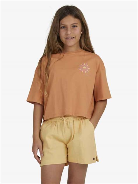 Roxy Girls Take You Dancing Tee Toasted Nut Youth Girls Tees