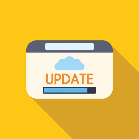Software Update Progress Bar Showing Updating Concept Vector Art At Vecteezy