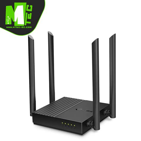 Tp Link Archer C64 Router 4 Antenas Wireless Mu Mimo Wifi Mtec