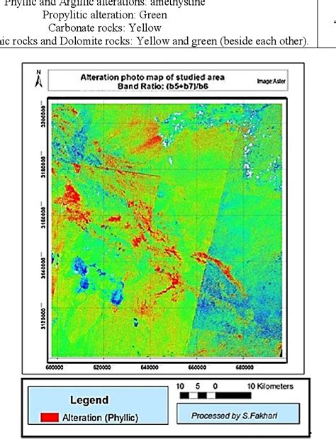 Figure 1 From Delineation Of Hydrothermal Alteration Zones For Porphyry