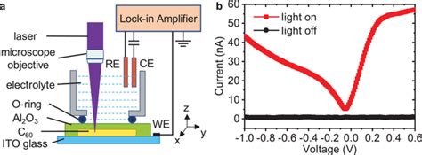 A Schematic Illustration Of The Measurement Setup Of The C60based Download Scientific Diagram