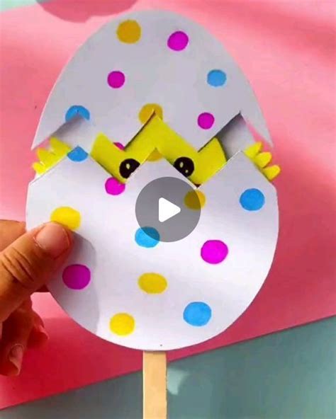 ‎کاردستی،نقاشی،بازی🇮🇷‎ On Instagram‎ Kardasti Saz دو مدل کاردستی گوگولیه🦖🐣🥰کدومش قشنگتره؟ 💥