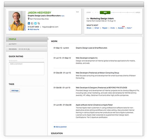Example Resume Resume Format For Applicant Tracking System