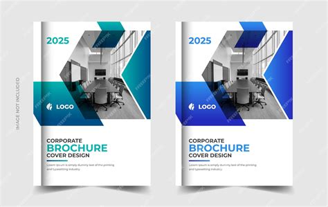 기업 회사 프로필 책 및 브로셔 표지 디자인 현대 연례 보고서 템플릿 프리미엄 벡터