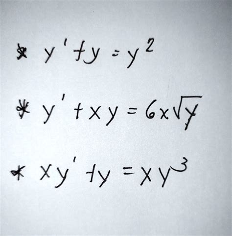 Solved Determine Whether The De Is A Linear Differential Equation Of