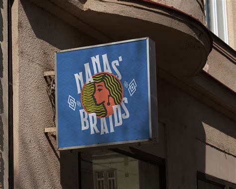 Nanas Braids Brand Identity Behance