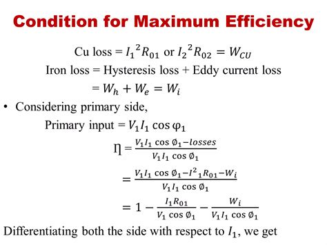 Efficiency Of A Transformer PPT Technology Computing