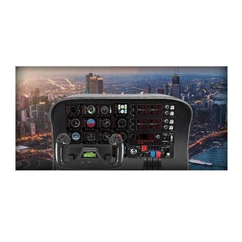 Logitech Flight Instrument Panel Professional Simulation Lcd Multi Instrument Controller