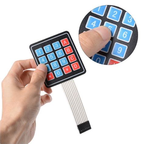 Teclado Numérico Matricial 4 X 4 Para Proyectos Arduino Tienda8