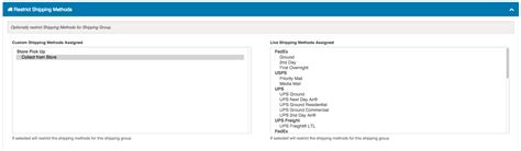 how to set an item for in store pickup only shipperhq docs