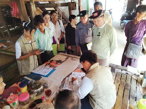 နတ်မောက်မြို့နယ်အတွင်း တိရစ္ဆာန်ကောင်ရေစာရင်း ကောက်ယူရေးလုပ်ငန်း ဖွင့်ပွဲအခမ်းအနားနှင့် တိရစ္ဆာန