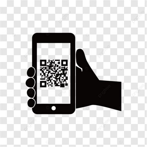 Qr Code Scanning Icon In Smartphone Vector Qr Code Scan Phone Png