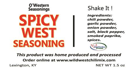 Spicy West Seasoning Archives Wild West Chili Mix