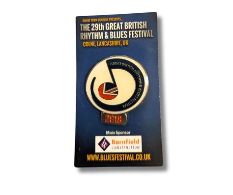 2018 Pin Badge The Great British Rhythm And Blues Festival