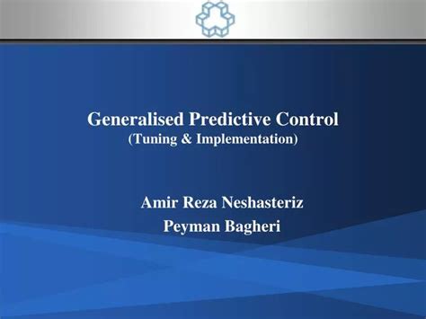 Ppt Generalised Predictive Control Tuning And Implementation Powerpoint Presentation Id943003