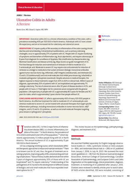 Ulcerative Colitis In Adults Jama 2023 240723 192428 Pdf