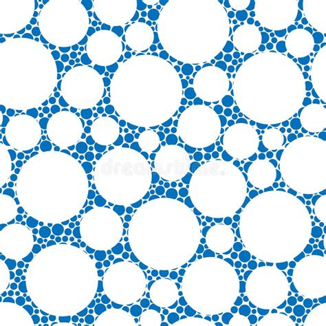 Seamless Circle Pattern Stock Vector Illustration Of Pattern 10955802