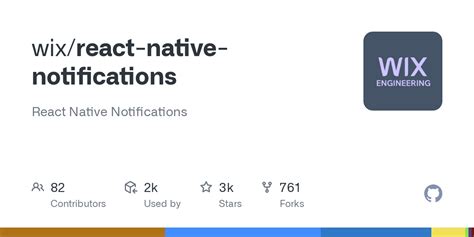 Pages · Wixreact Native Notifications Wiki · Github
