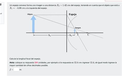 Solved A Convex Mirror Forms An Image At A Distance Chegg Com