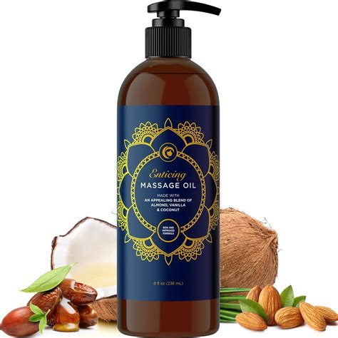 Luxurious Sensual Massage Oil With Vanilla Jojoba And Almond Oil For