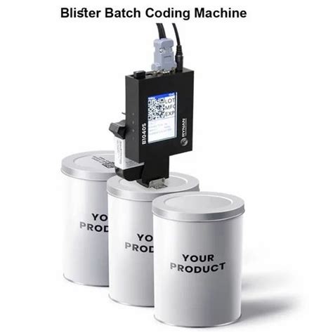 Rynan Metal Blister Batch Coding Machine Model Name Number 1040p At Best Price In Ghaziabad