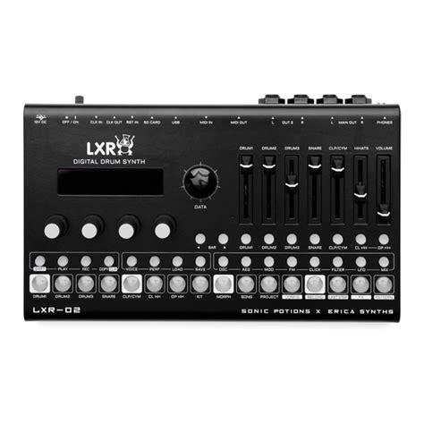 Sonic Potions Erica Synths Lxr 02 Owners Manual Pdf Download Manualslib