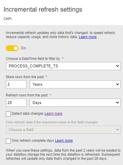 Sql Server Power Bi Incremental Refresh Problems Stack Overflow