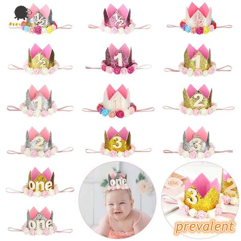 Prevalent หมวกมงกุฎ เครื่องประดับผม ของขวัญวันเกิด สําหรับเด็กผู้หญิง ผู้ชาย Prevalent Th