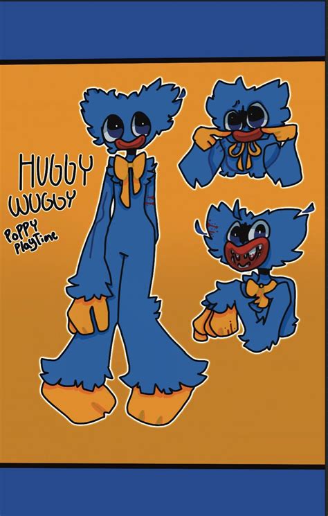 Huggy Wuggy Fan Art Poppies Time Art Fan Art