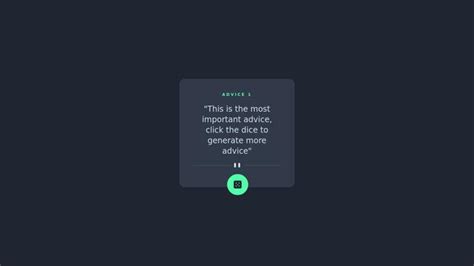Frontend Mentor Advice Generator With Html Tailwind Css And Api