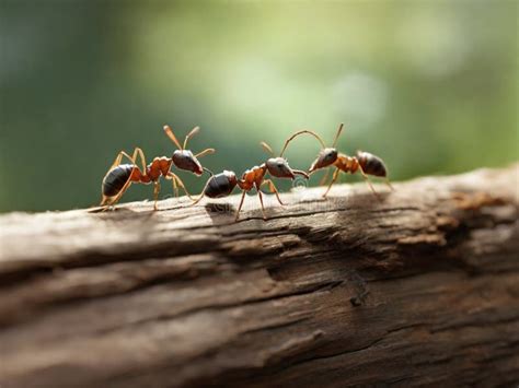 Ants On A Tree Stock Illustration Illustration Of Insect 305815327