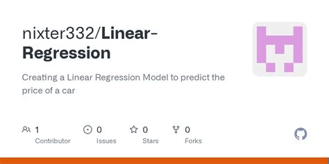 Github Nixter332linear Regression Creating A Linear Regression Model To Predict The Price Of