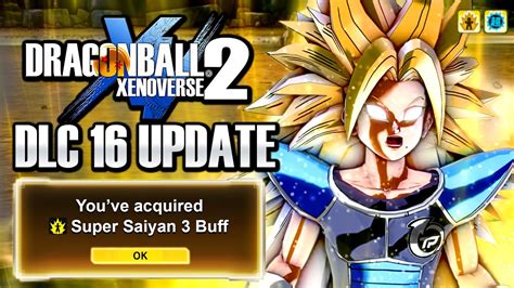 New Dlc 16 Ssj3 Free Update Dragon Ball Xenoverse 2 Super Saiyan 3 Awoken Skill Buff