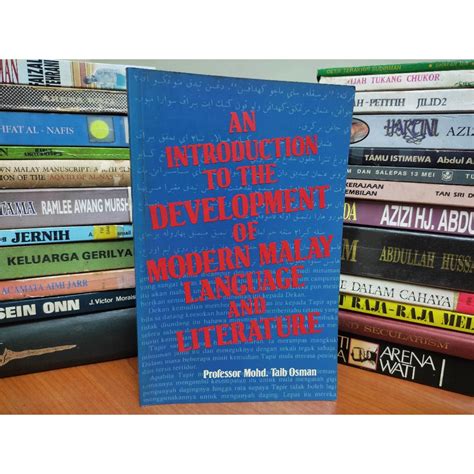 Collectable Book An Introduction To The Development Of Modern Malay Language And Literature