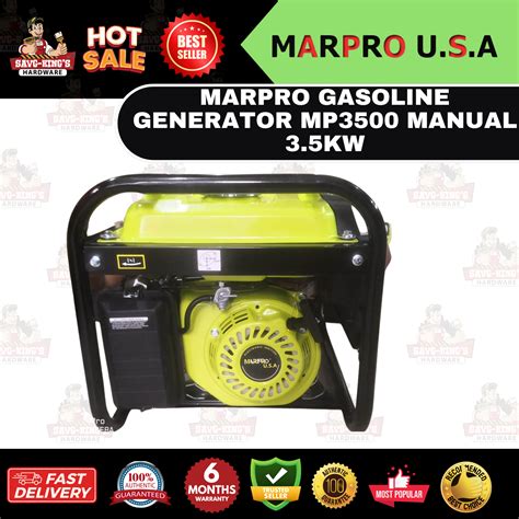 Marpro Gasoline Generator Mp3500 35kw Savg Kings Hardware Trading