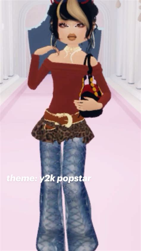 Theme Y2k Popstar In 2024 Dress To Impress Dress Impress