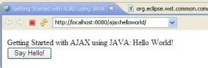 Getting Started With AJAX Using Java Javapapers