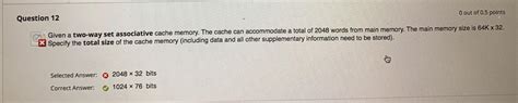 Solved O Out Of Points Question Given A Two Way Set Chegg Com
