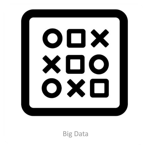 Premium Vector Big Data And Technology Icon Concept