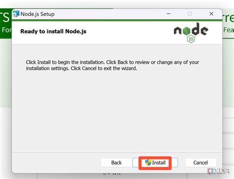 windows に node js をインストールする方法