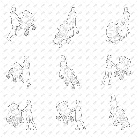 Cad Vector Png Isometric Plants And Trees In Planters Post Digital Architecture