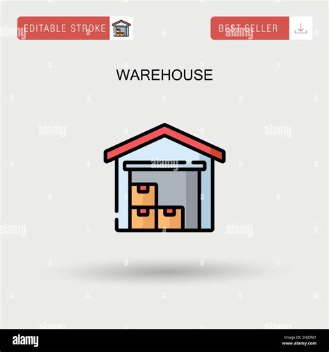 Warehouse Simple Vector Icon Stock Vector Image And Art Alamy