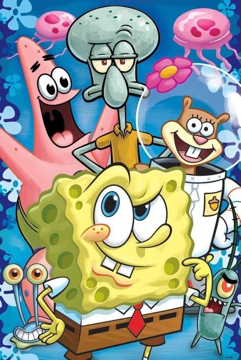 Plakat Spongebob Group Poster An Der Wand 31 Gratis Europosters