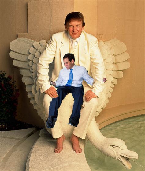 Rubio In Trumps Lap Little Marco Know Your Meme