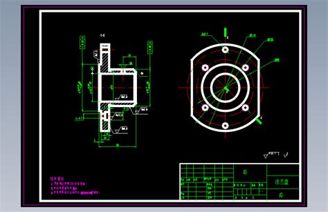 K312 法兰盘机械加工工艺及钻M6孔夹具设计 AutoCAD 2007 模型图纸下载 懒石网