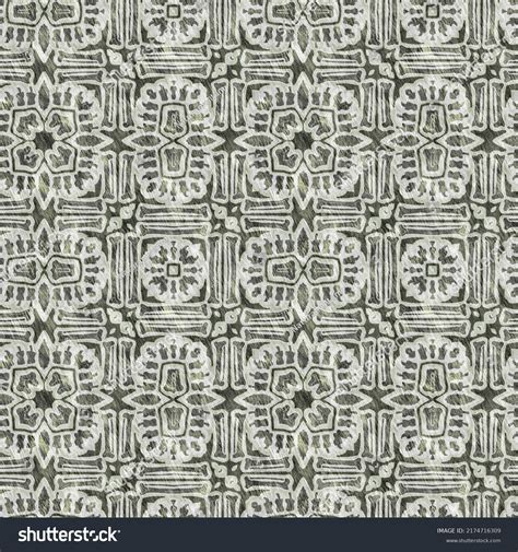 Mosaic Geometric Green Seamless Texture Pattern Stock Illustration Shutterstock